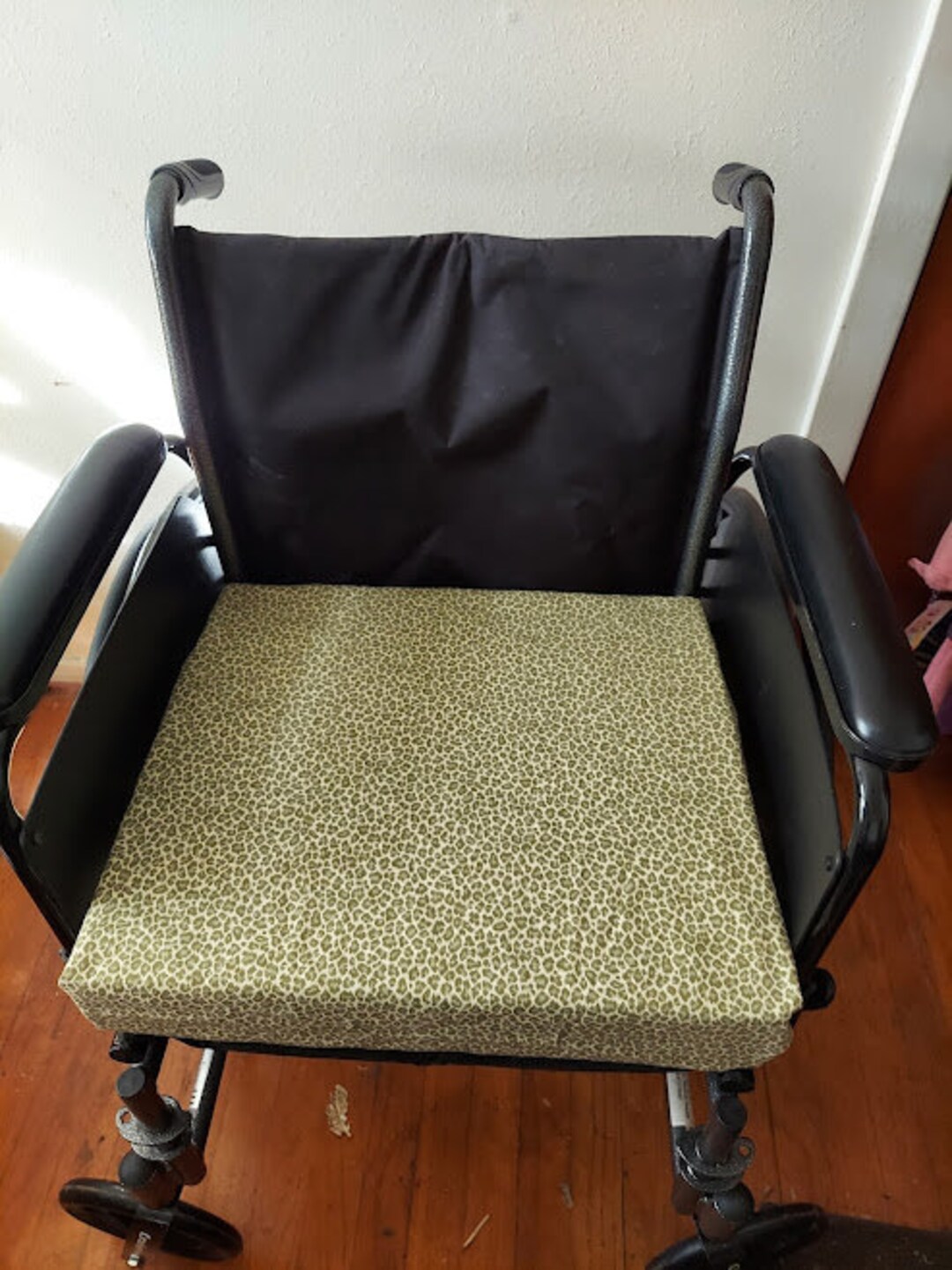 Wheelchair Seat Cushion Cover, Cub Cheetah With the Chosen Fabric and ...