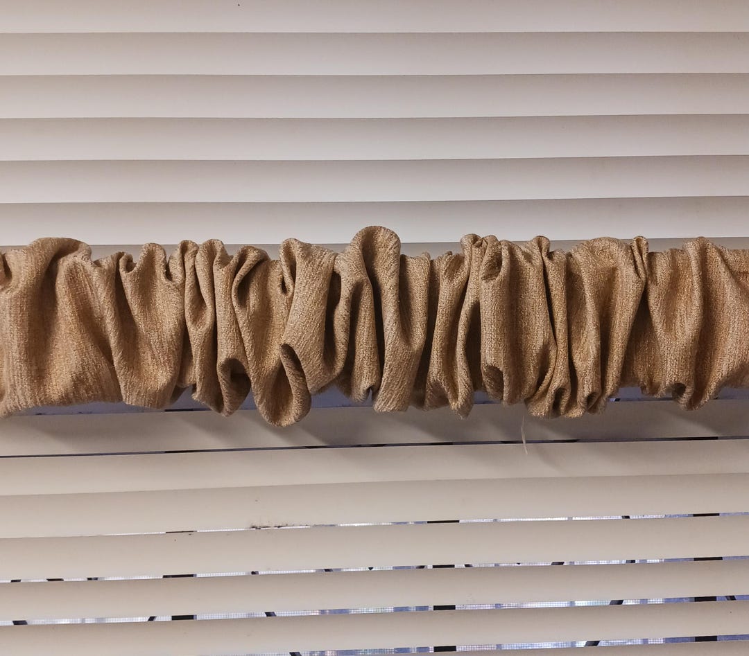 Sleeve Topper Window Valance, Sand #1224 - Etsy