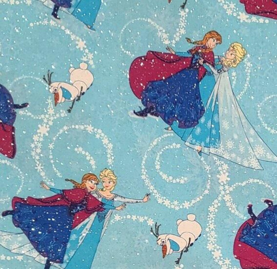 Window Valance Frozen Sister Ice Skating Glitter - Etsy