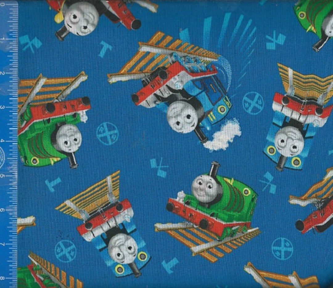 Thomas the Tank Train Track Railroad Window Curtain Valance - Etsy