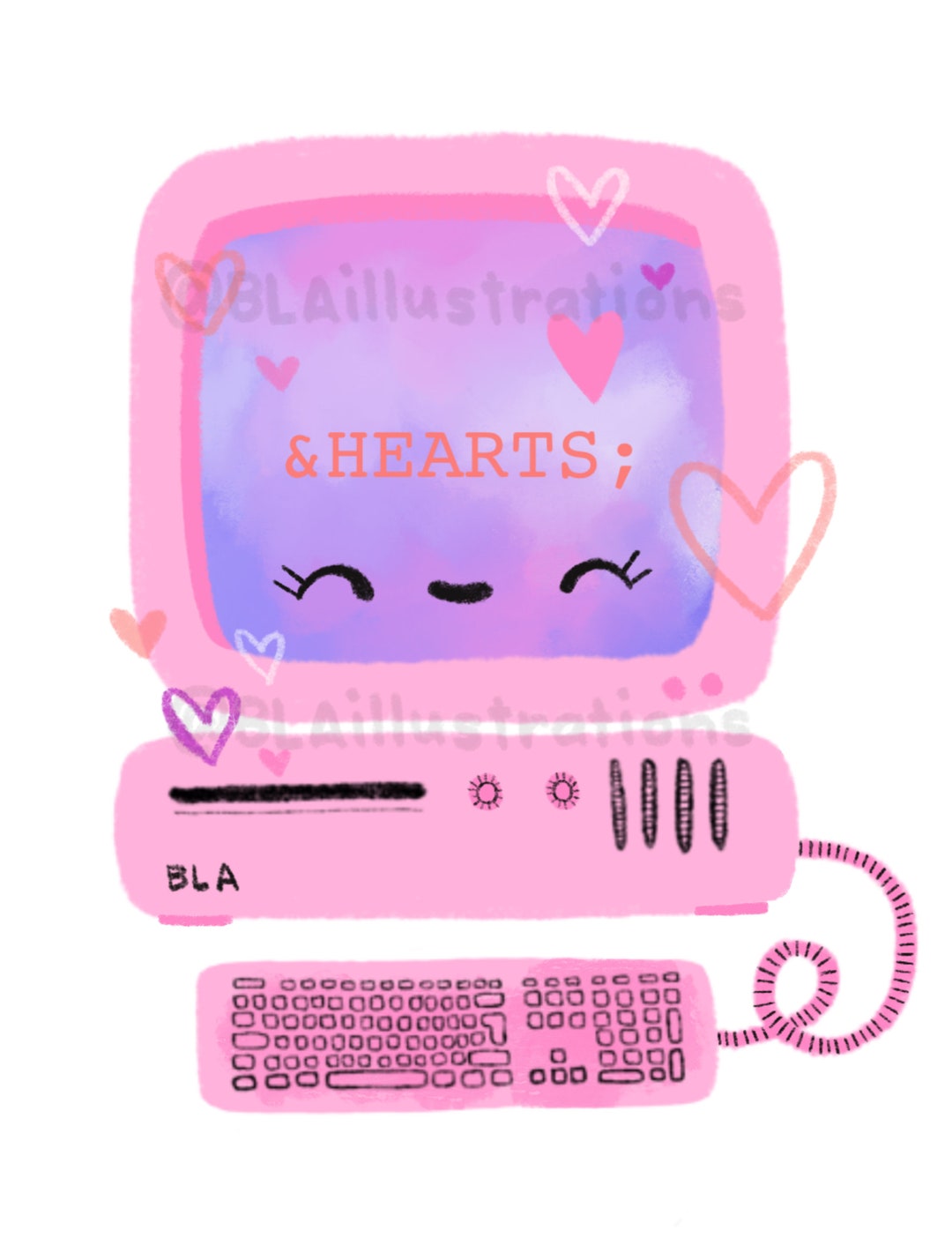 DIGITAL DOWNLOAD- Computer Valentine, Nerdy Love, Valentine Card ...