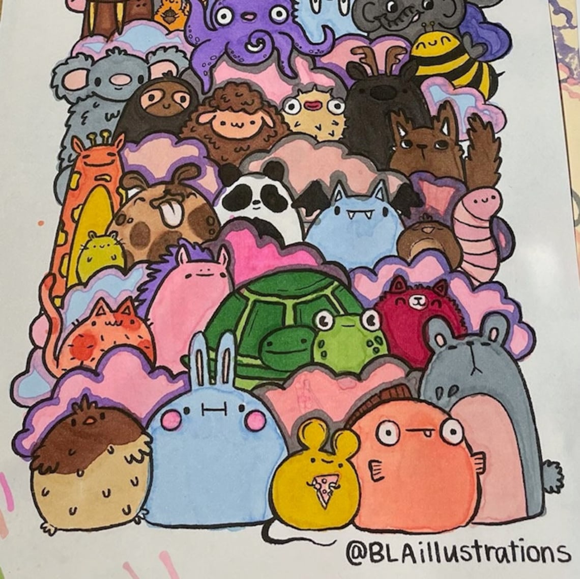 DIGITAL DOWNLOAD- SQUISH Coloring Page, Diy Coloring, Kid Friendly ...