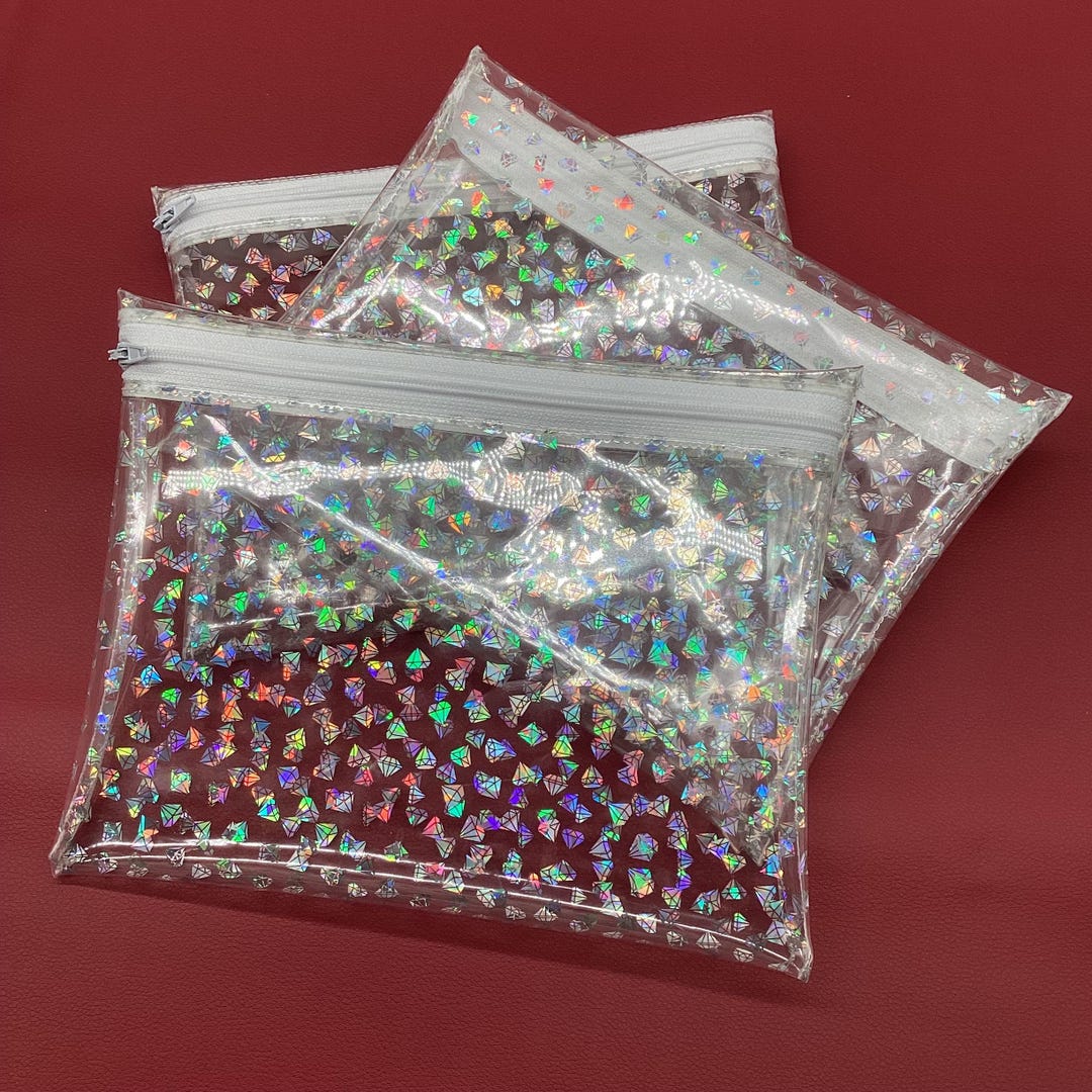 Clear Vinyl Handbag Tidy, Transparent Toiletry Bag, Make up Zipper ...