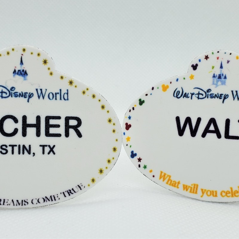 Disneys Name Tags - Etsy