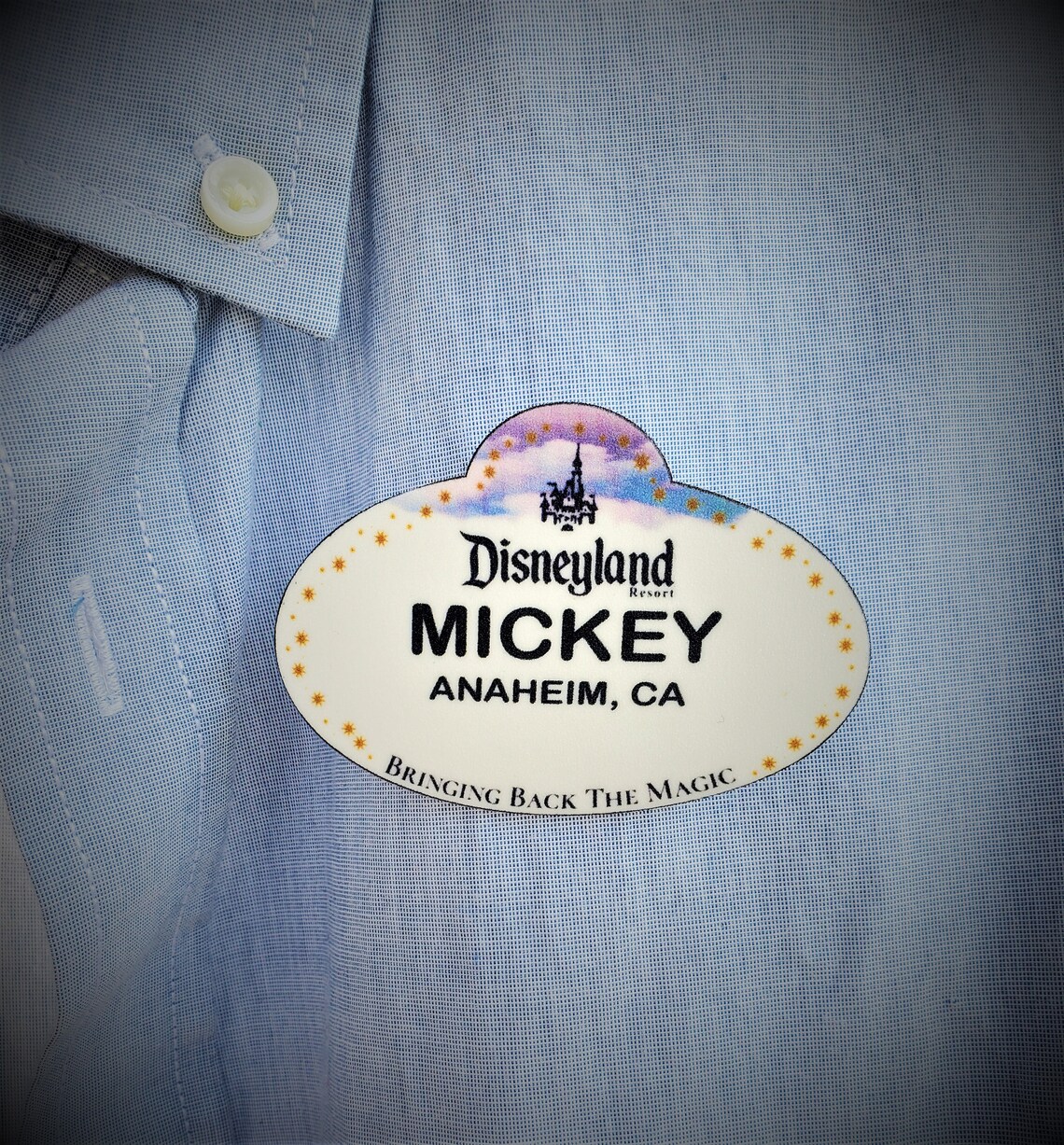 Customized Disneyland Bringing Back the Magic Name Tag - Etsy
