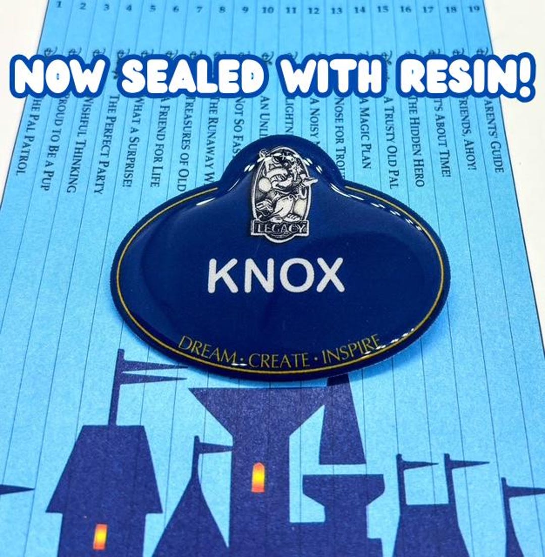 Customized Disneyland Legacy Name Tag, Disneyland Lapel Pin, Disneyland ...