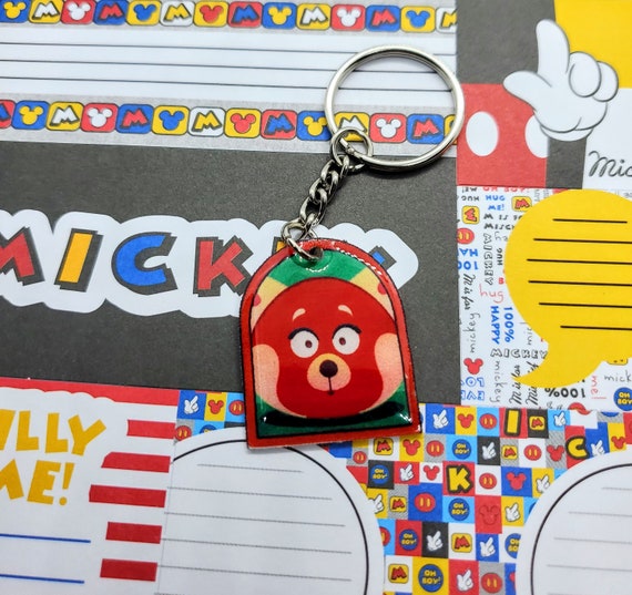 Turning Red Keychain Turning Red Key Chain Turning Red - Etsy