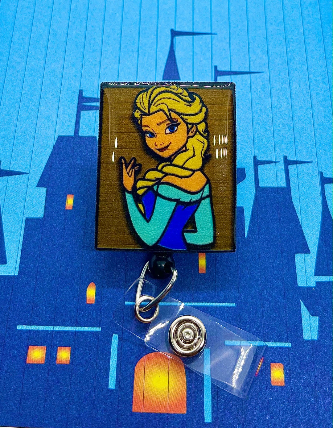 Frozen Badge Reel, Elsa Badge Reel, Disney World Badge, Disney Badge ...