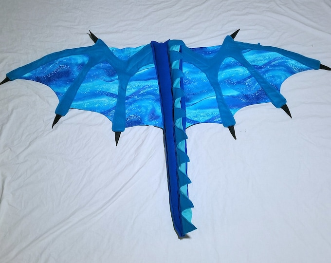 Blue Dragon Mask Inspired by Wings of Fire Tsunami Seawing Blue ...