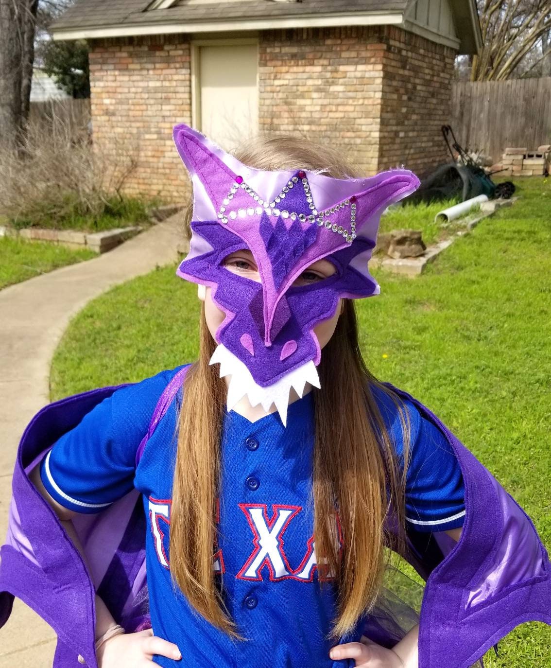 Dragon Princess Full Set Costume Wings Tutu Mask Kid Ages 6 Months to ...