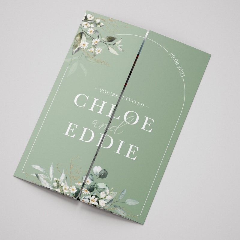 Folded Invitation - Etsy