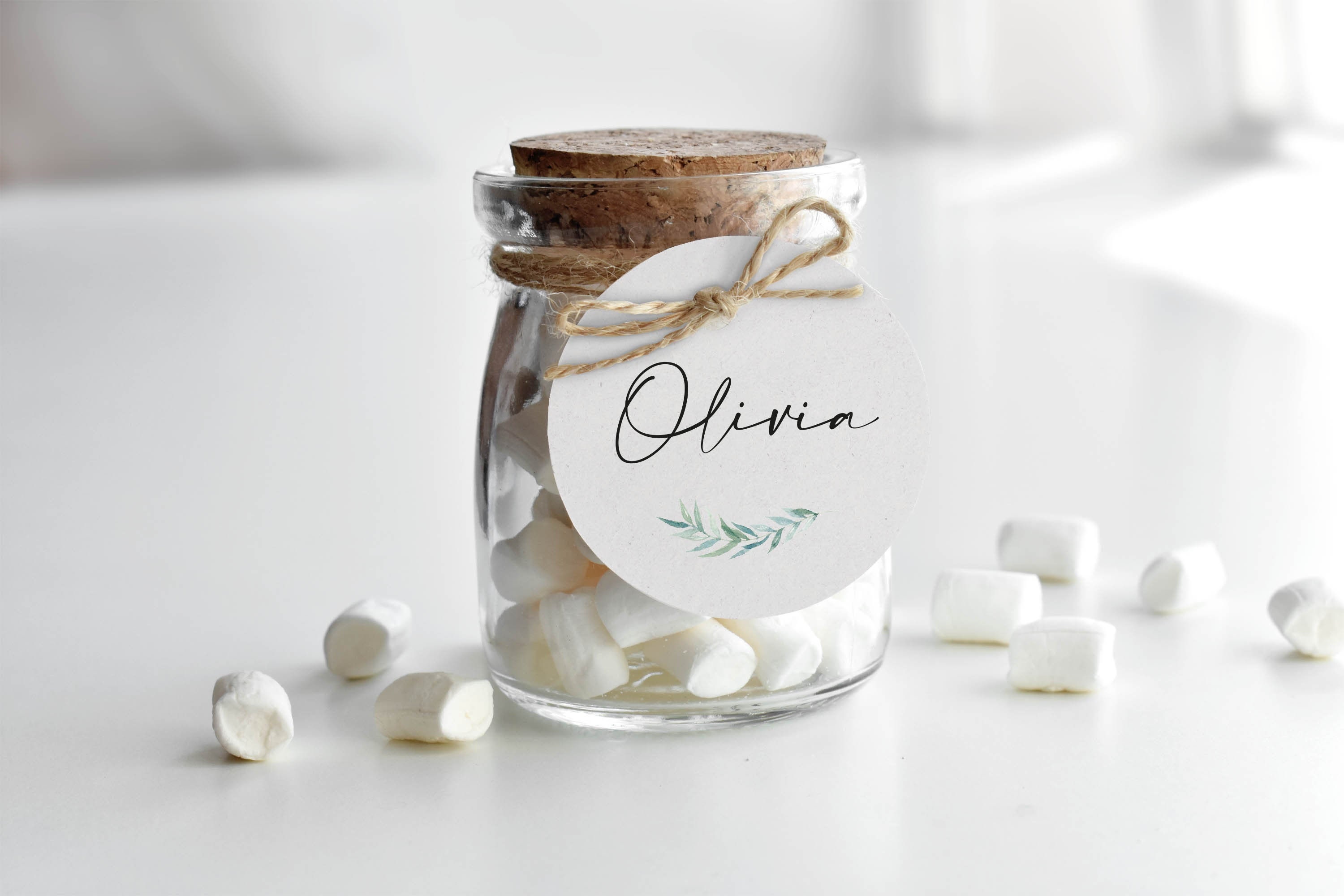 Round Name Tags Personalised Wedding Name Tags Circle Place - Etsy UK