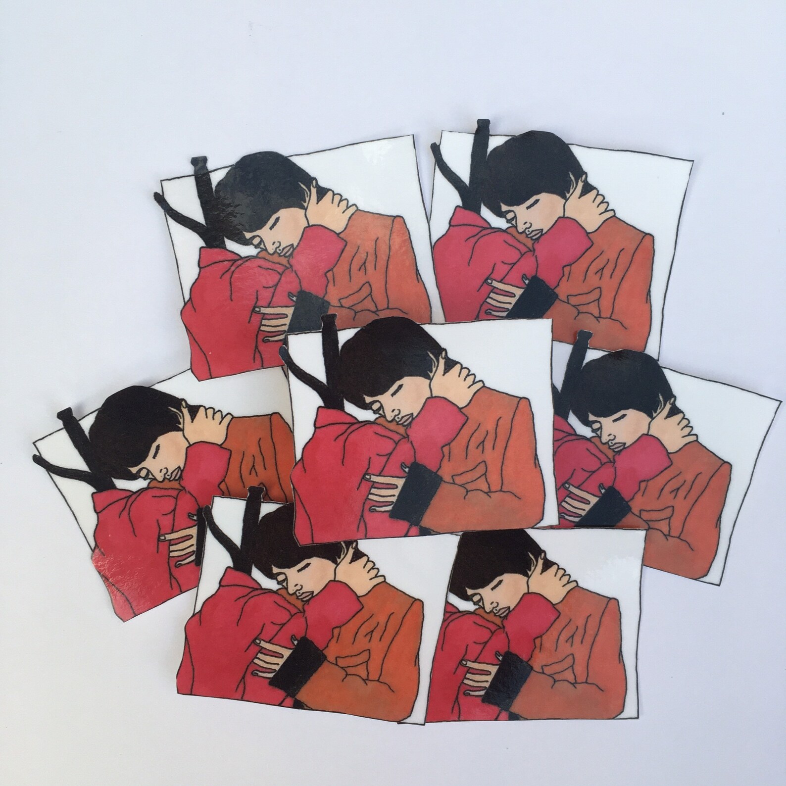 Bts V Kim Taehyung Sticker Pack - Etsy