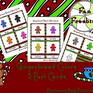 Christmas Gingerbread Treats Prek Printable Thematic Learning Pack ...