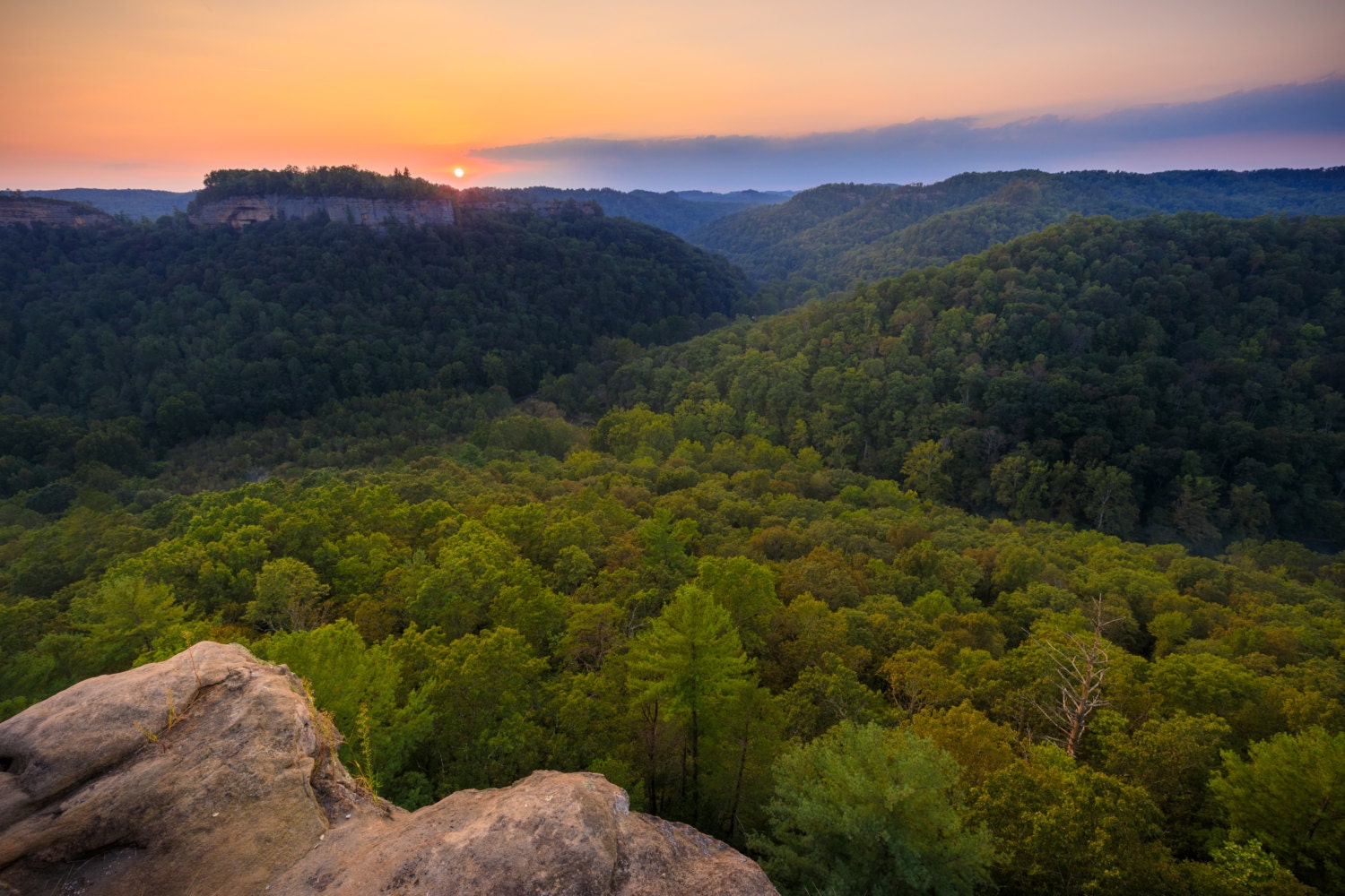 Red River Gorge Sunset Valley, Kentucky Art, Nature Photography, Home ...
