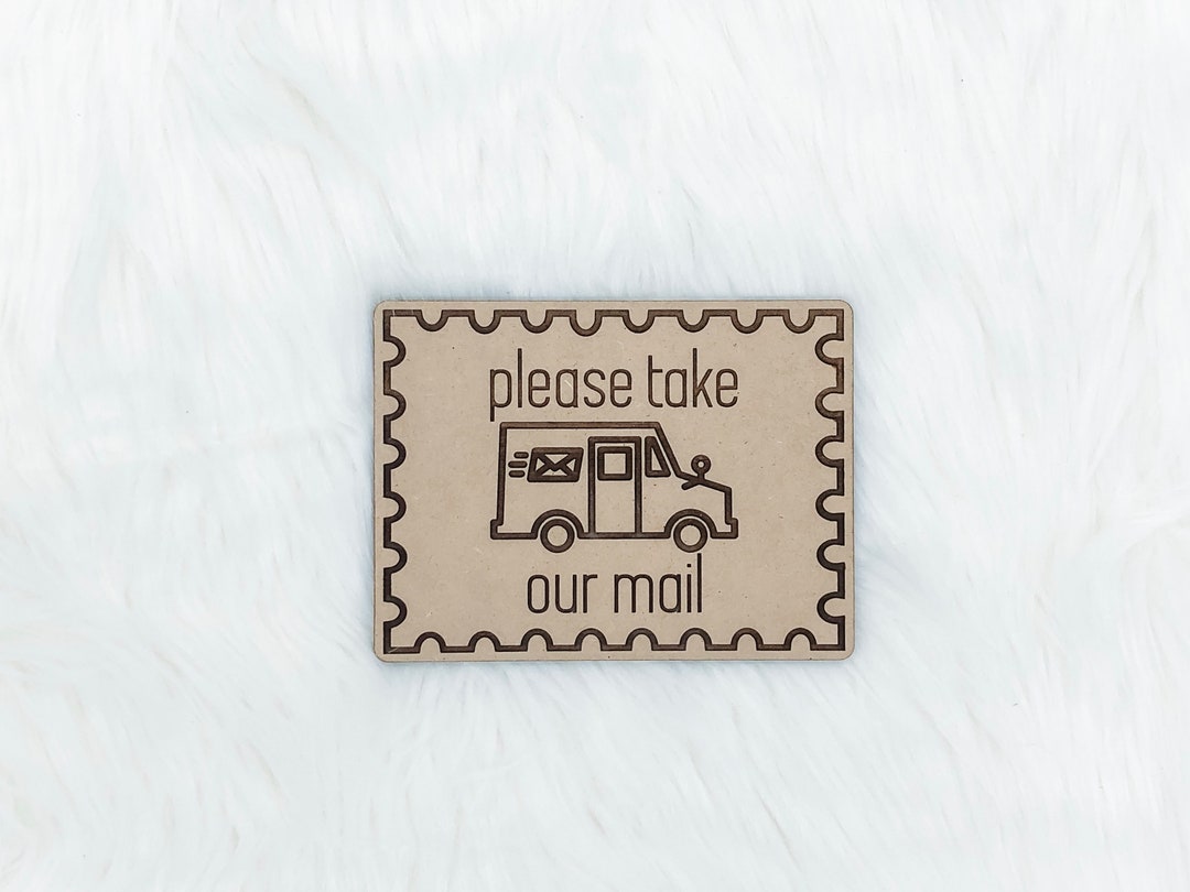Outgoing Mail Pickup Magnet Wood or Acrylic Mailbox Flag - Etsy