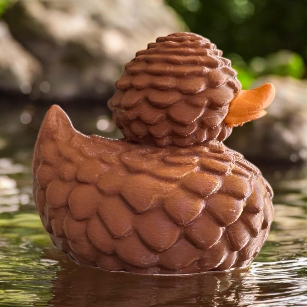 Pinecone Fall Duck Rubber Duck Model 3D Printed off Road 4x4 Vehicle ...