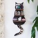 Coppermoon Cat Crystal Shelf, Wooden Crystal Shelf, Cat Shelf - Etsy
