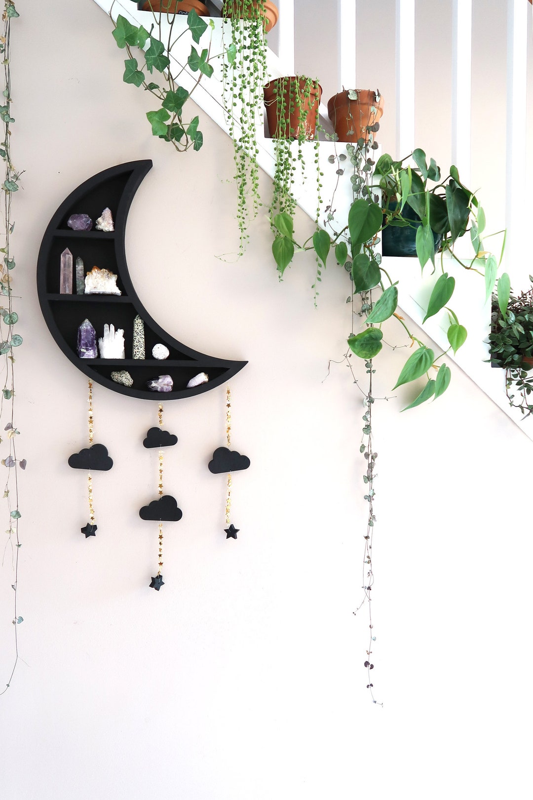 Coppermoon Dreamy Moon Shelf, Moon Shelves, Moon Phase Shelves - Etsy