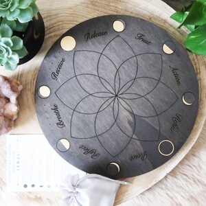 Coppermoon Moonphase Crystal Grid, Crystal Grids, Healing Crystals - Etsy