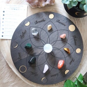 Coppermoon Moonphase Crystal Grid, Crystal Grids, Healing Crystals - Etsy