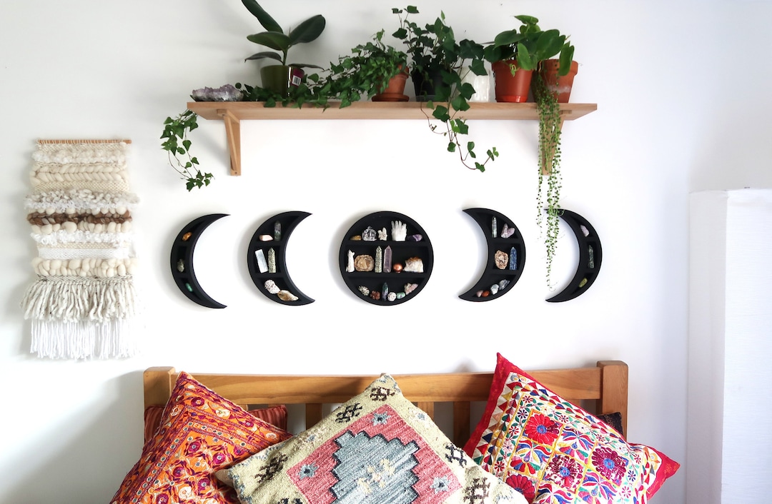 Coppermoon Original Moon Phase Shelves Handmade Moon Phase - Etsy