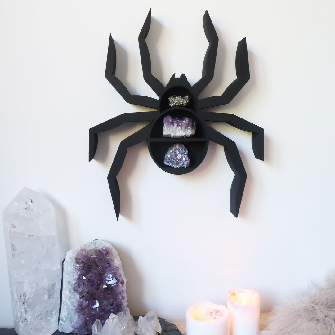 Coppermoon Spider Shelf- Spider Gifts, Halloween Décor, Spooky Décor ...