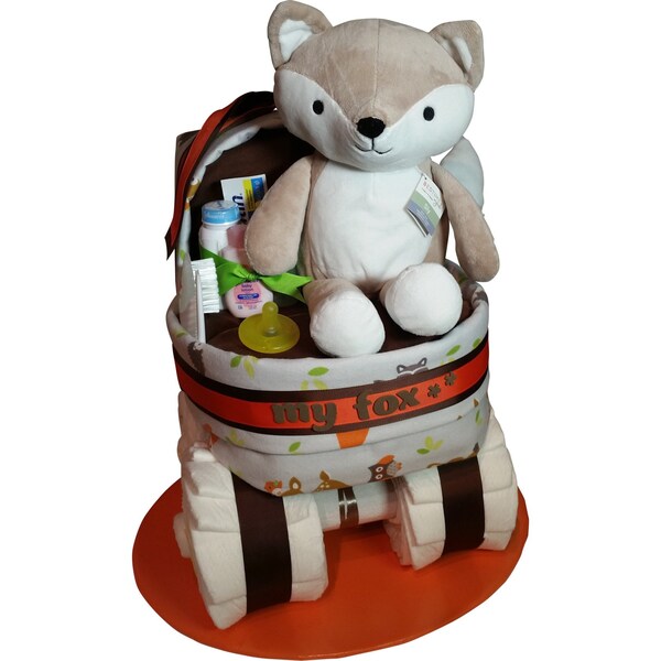 Fox Diaper Cake - Etsy