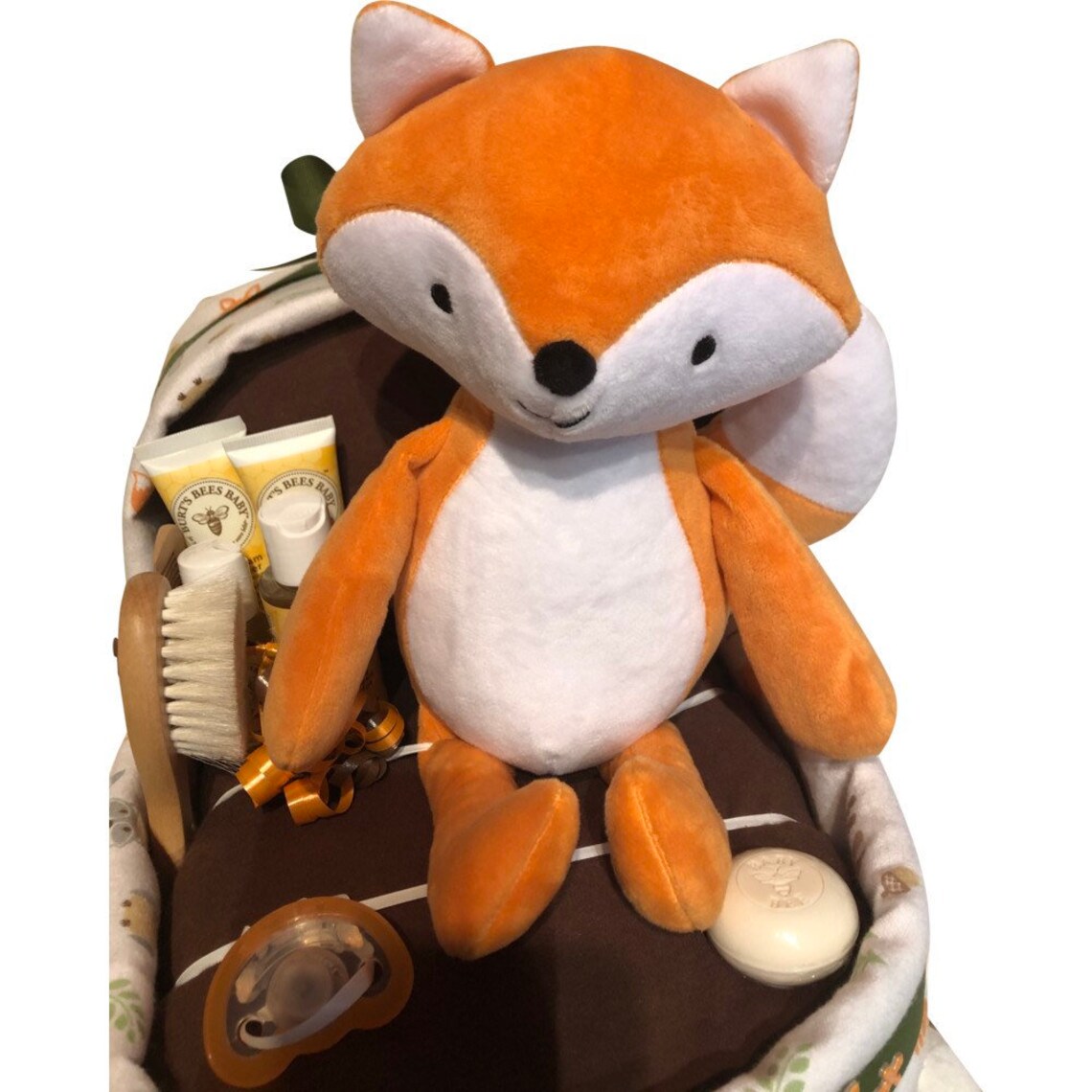 Fox Diaper Cake - Woodland Themed Baby Shower Gift - Etsy