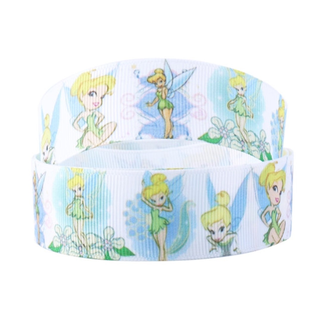 Tinkerbell 1" Grosgrain Ribbon - Tinkerbell Ribbon - Tinkerbell Ribbon ...