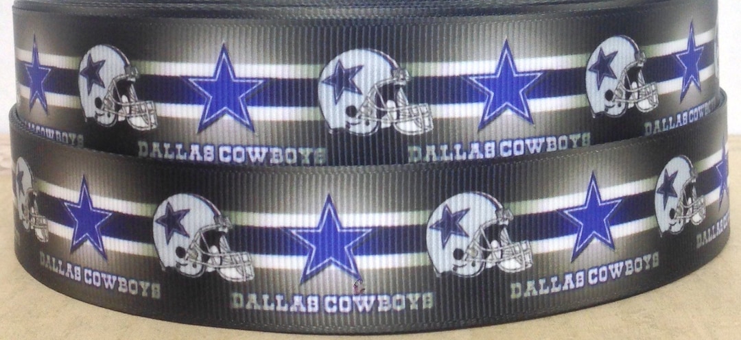 Dallas Cowboys 1" Grosgrain Ribbon-cowboys Ribbon-cowboys Ribbon by the ...