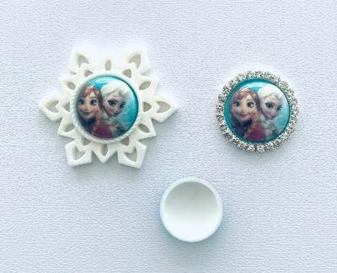Frozen Elsa and Anna Round Dome Set 3 Pieces Frozen Resin | Etsy