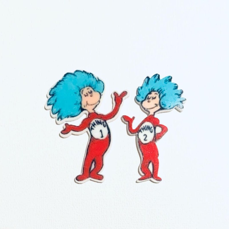 Thing 2 Hair Bow - Etsy