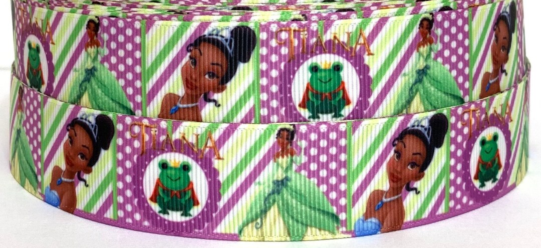 Tiana 1" Grosgrain Ribbon-princess Tiana Ribbon-tiana Ribbon by the ...