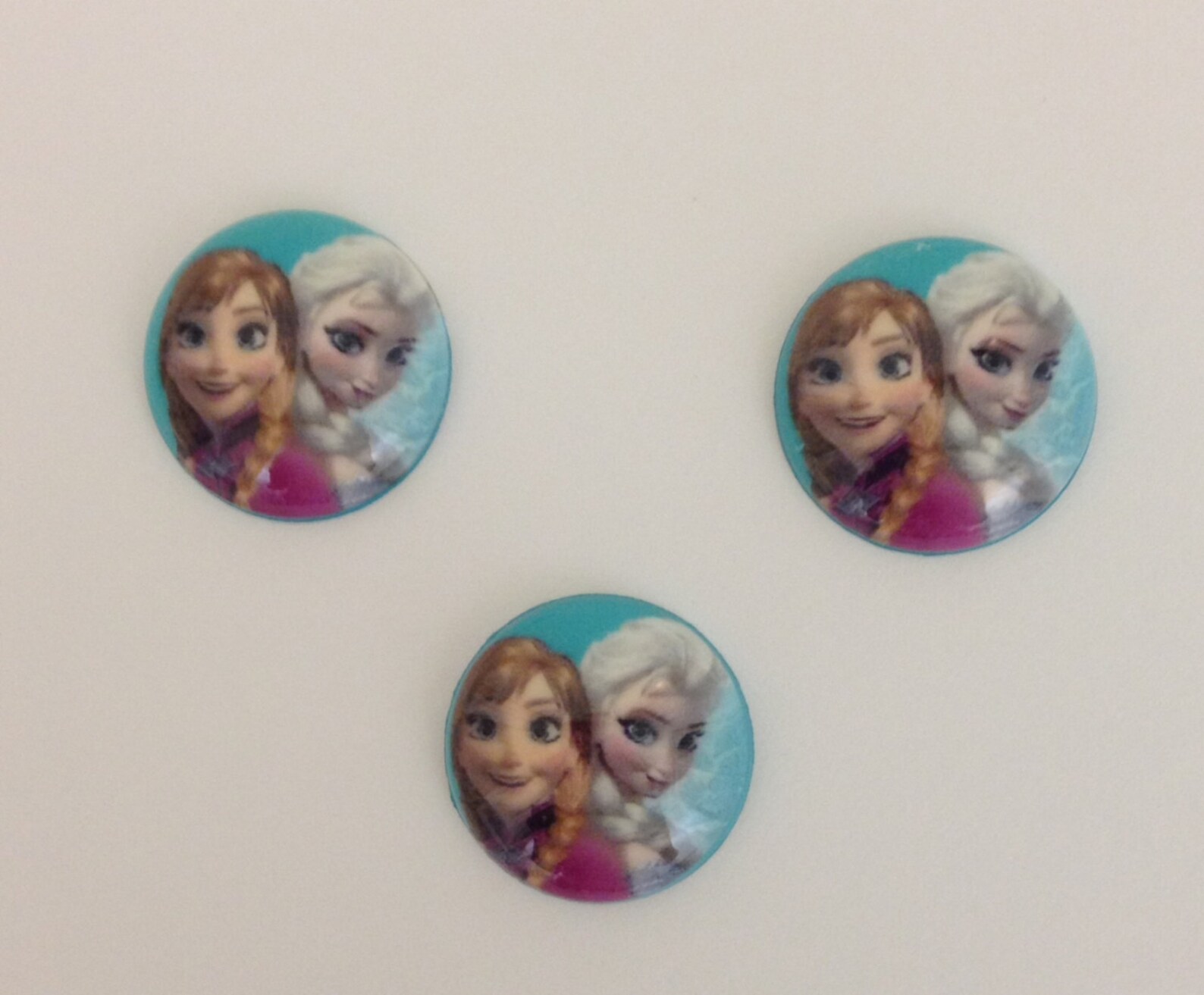 Frozen Elsa and Anna Round Dome Set 3 Pieces Frozen Resin - Etsy