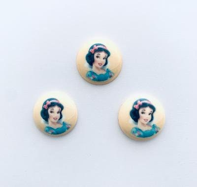 Snow White Round Dome-3 Pieces Set-snow White Resin - Etsy