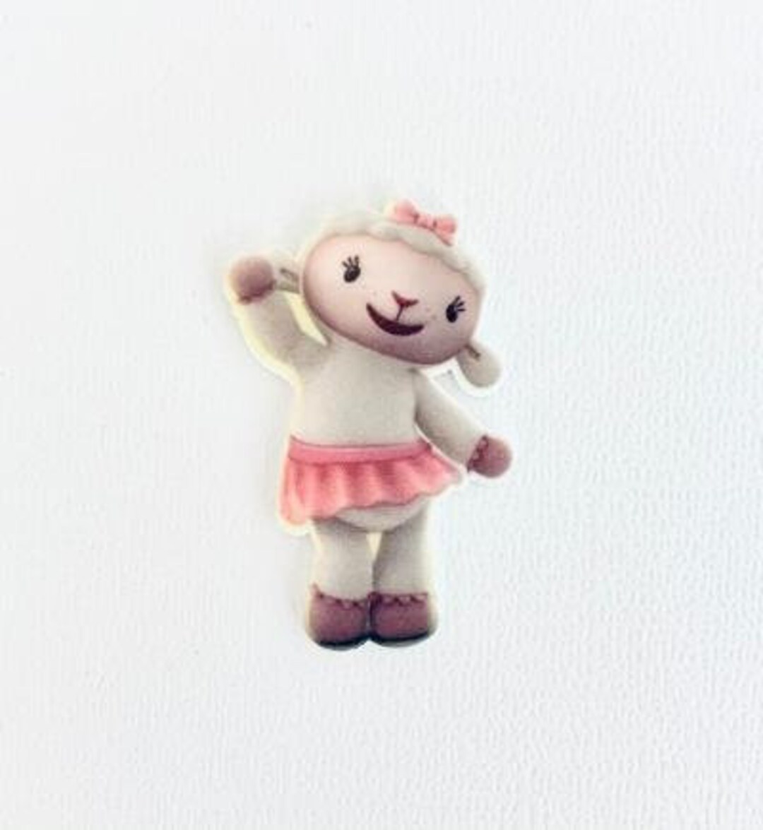 Lambie Planar Resin Set of 2 Lambie Hair Bow Center Doc Mcstuffins Flat ...