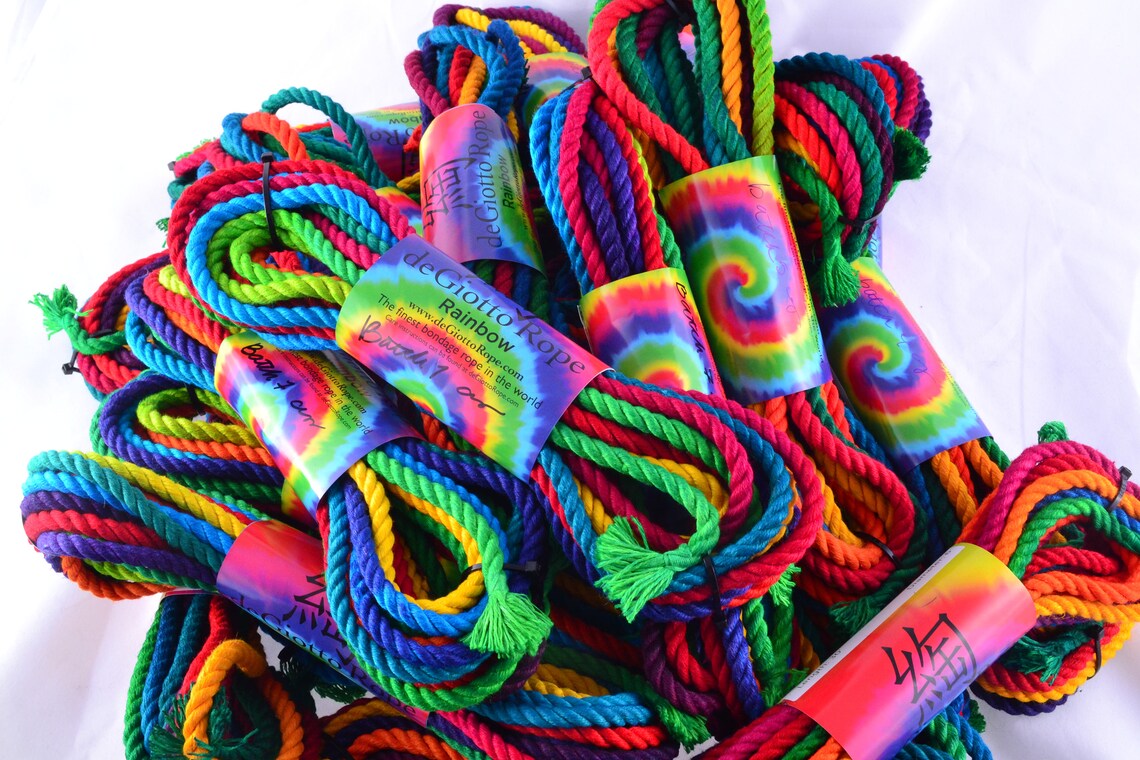 Hemp Rope Rainbow 30' | Etsy