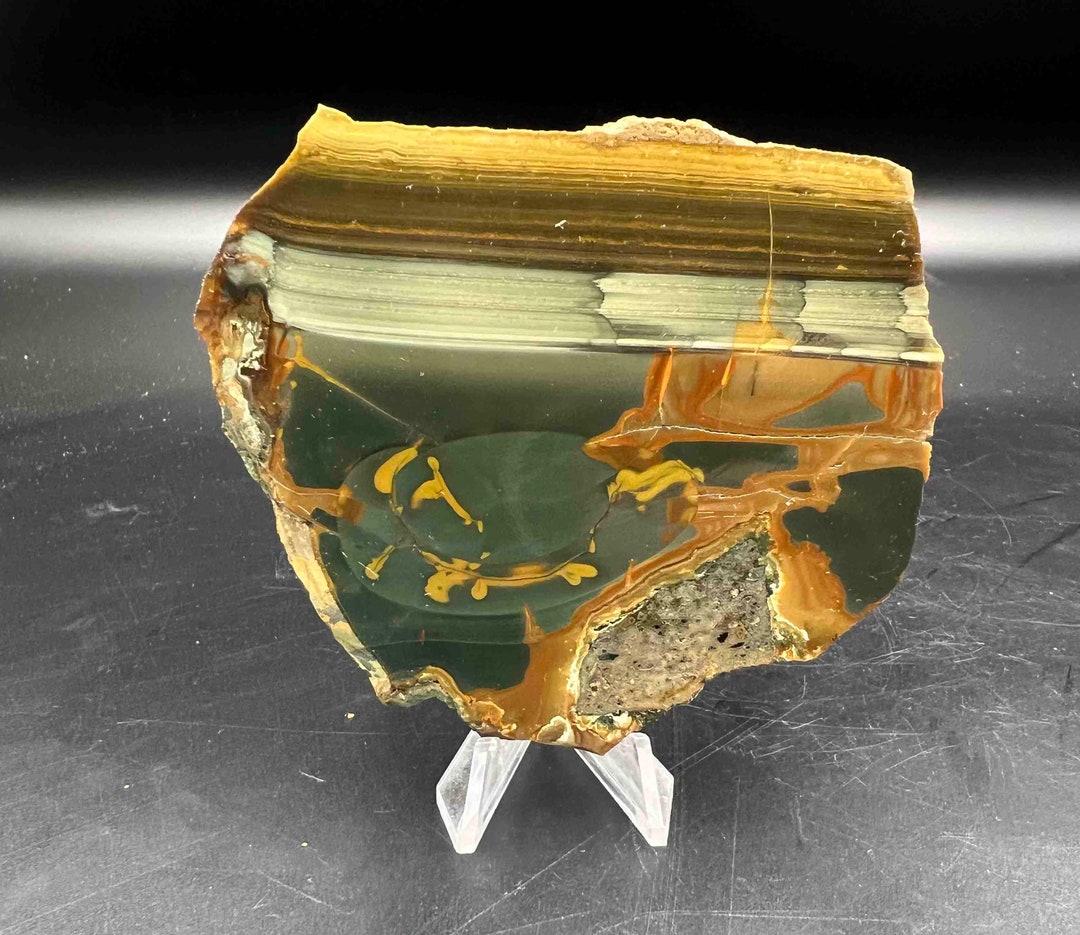 Blue Mt Picture Jasper Slab - Etsy