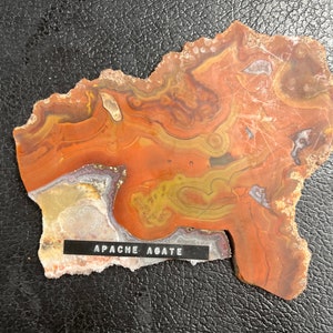Apache Agate Slab - Etsy