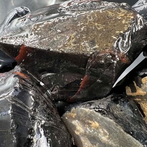 Red Ribbon Obsidian Rough - Etsy