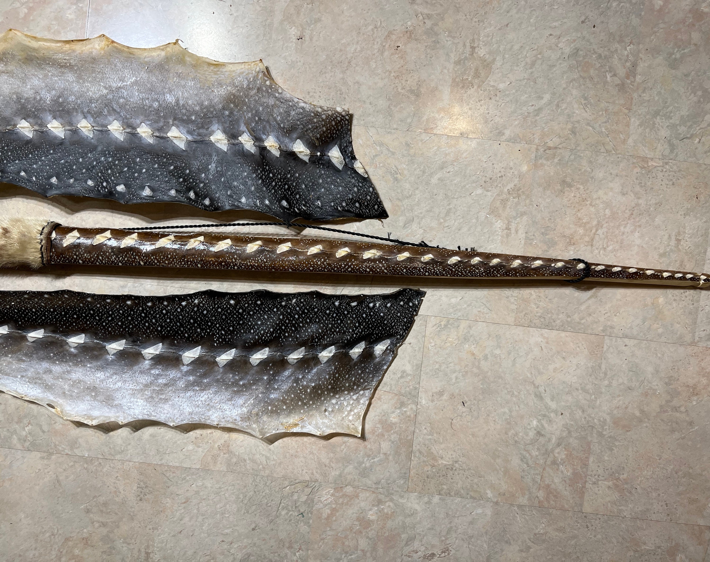 Sturgeon Skin Bow Backing with Scoots - Etsy