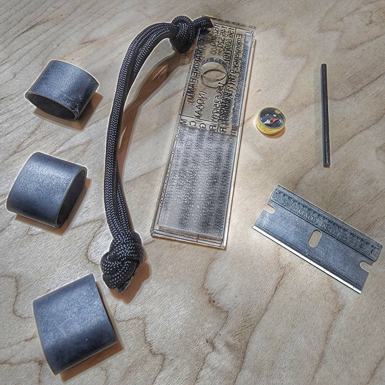 Partitioned Kit & Reference Bar PKR Bar: Keychain With - Etsy