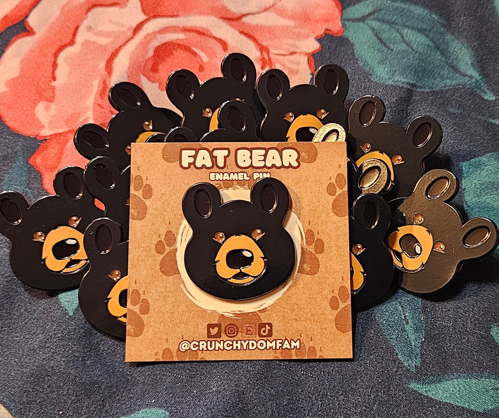 Fat Bears! | Enamel Pins by Dom Fambro - Etsy