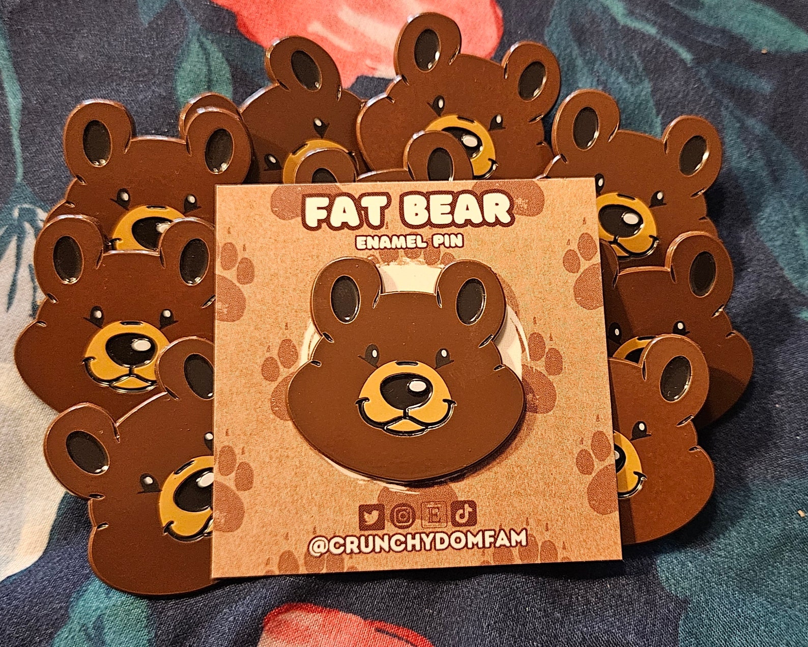 Fat Bears! | Enamel Pins by Dom Fambro - Etsy