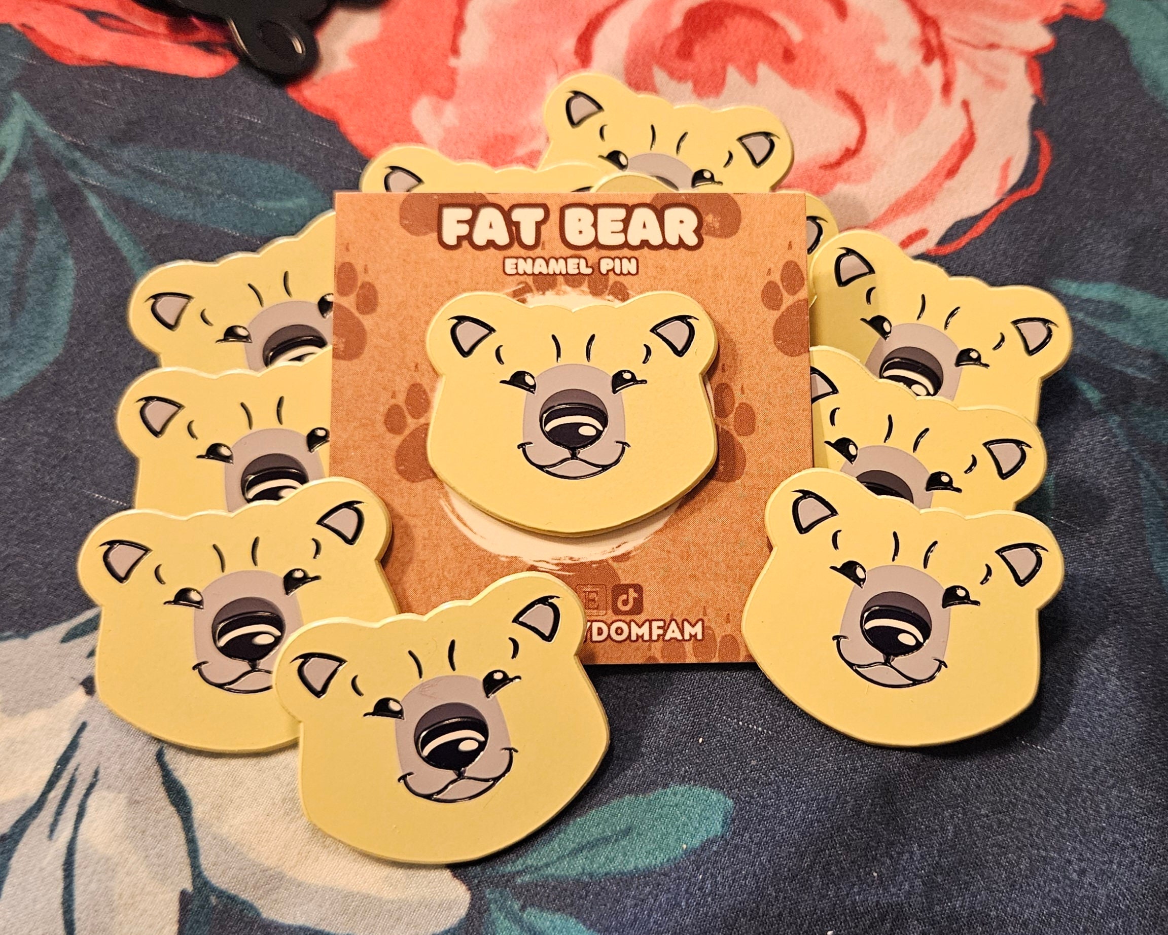 Fat Bears! | Enamel Pins by Dom Fambro - Etsy