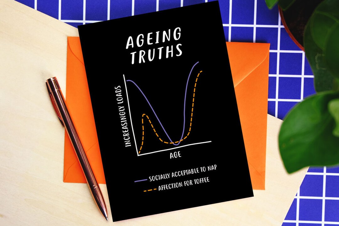 Ageing Truths Card - Etsy