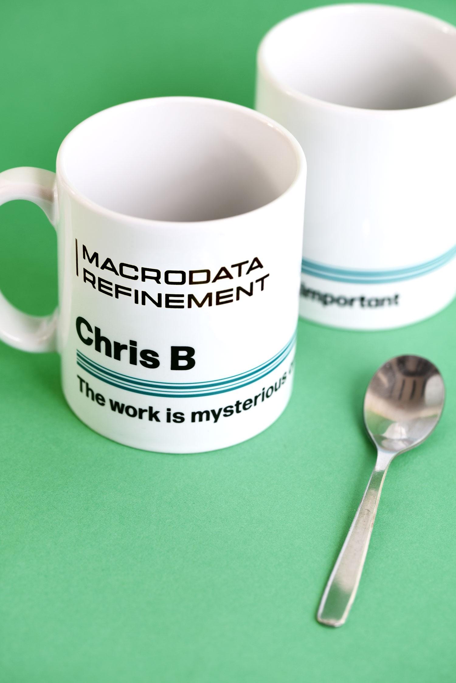 Personalised Severance Macrodata Refinement Mug - Add Your Name - Etsy