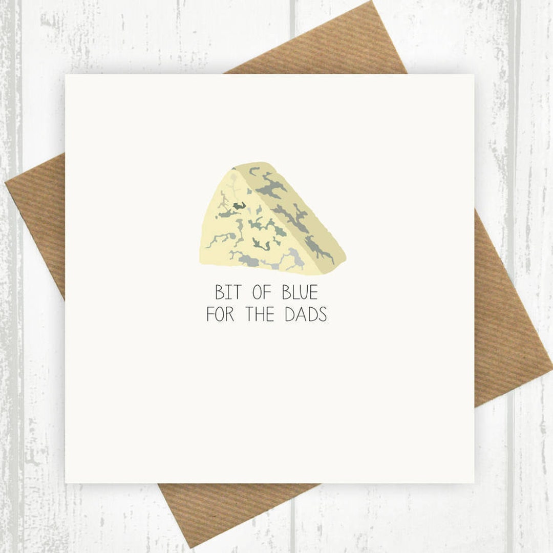 Bit of Blue for the Dads Card - Etsy