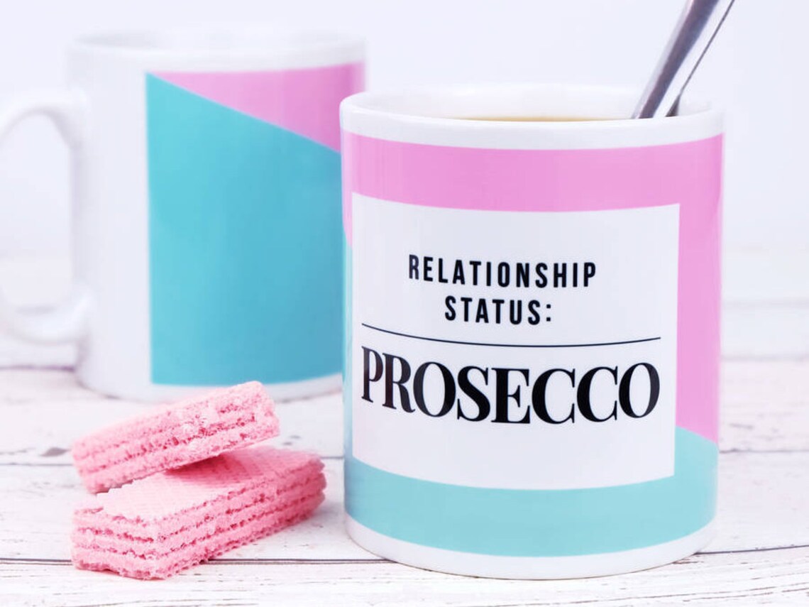 Relationship Status Prosecco Mug | Etsy